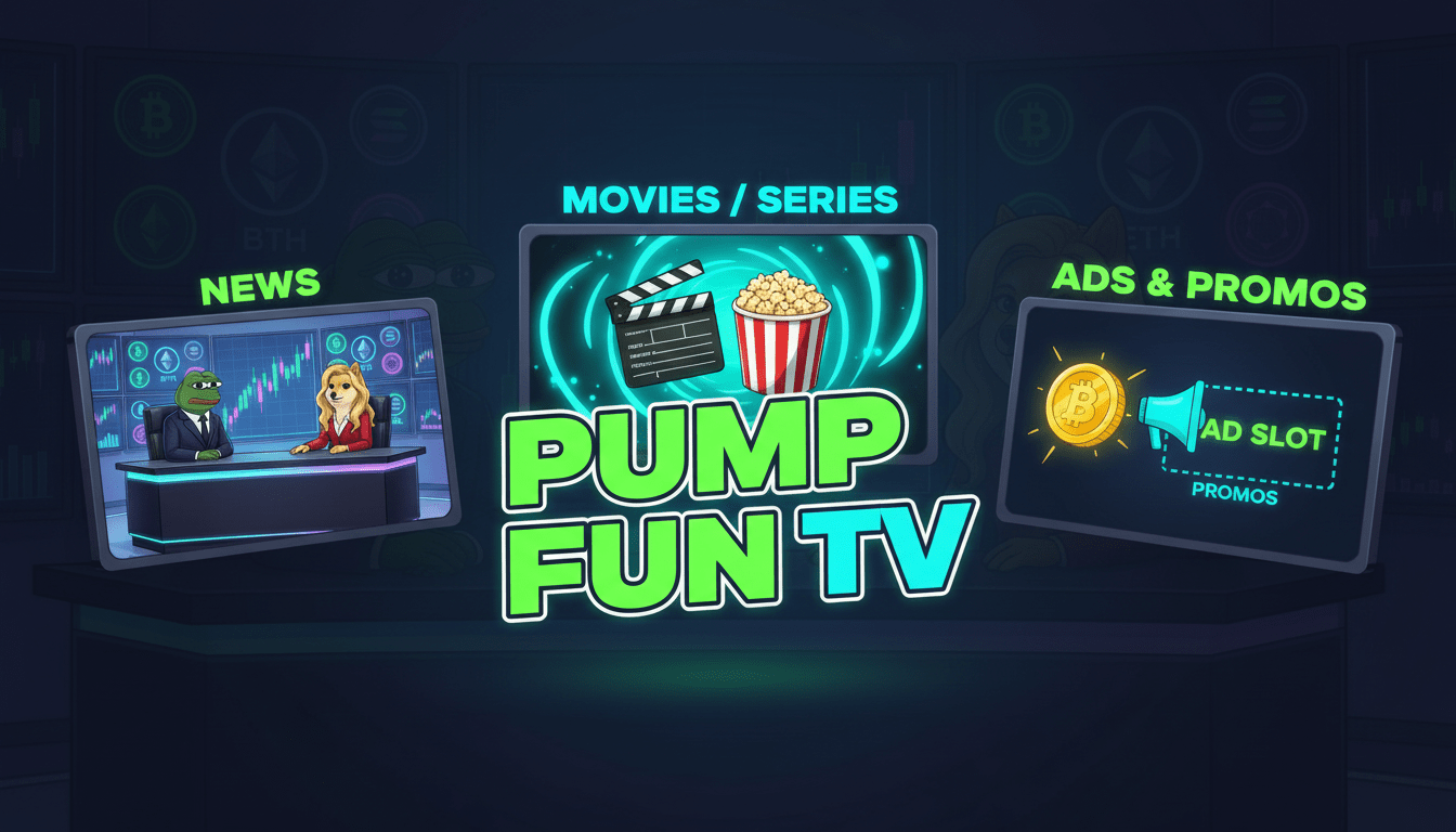 PUMP FUN TV - Crypto TV on PumpFun